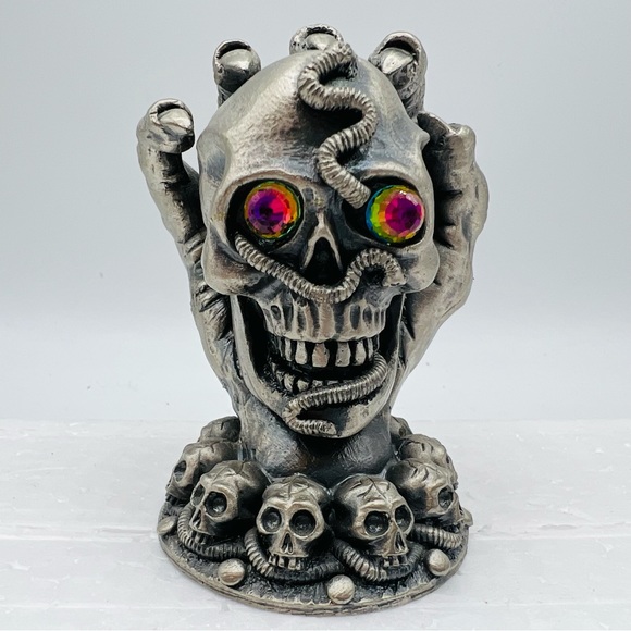 Accents | The Keeper Of The Skulls Perth Pewter Signed By Roger Gibbon ...